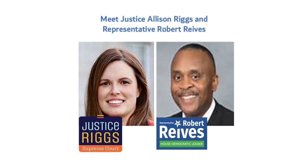 Meet NC Supreme Court Justice Allison Riggs and Rep. Robert Reives · Mobilize